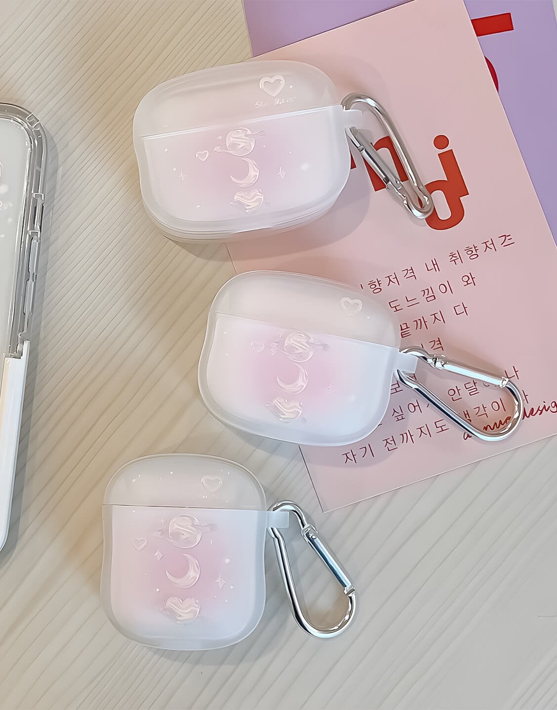 Cute Gradient Moon Star AirPods Case – URBANLUSA