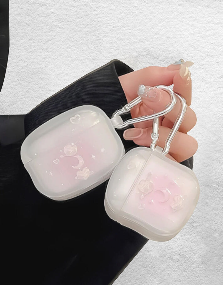Cute Gradient Moon Star AirPods Case – URBANLUSA